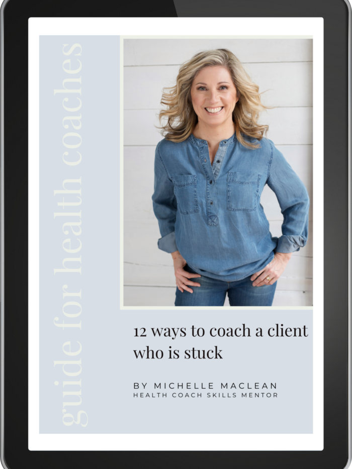 12 ways to coach a client who is stuck - Michelle MacLean